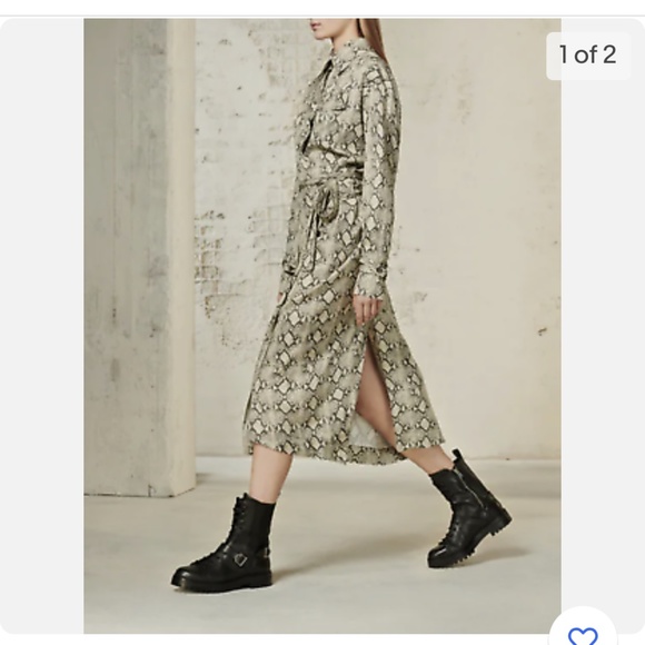 Zara | Dresses | Zara Srpls Limited Edition Snakeskin Midi Dress | Poshmark